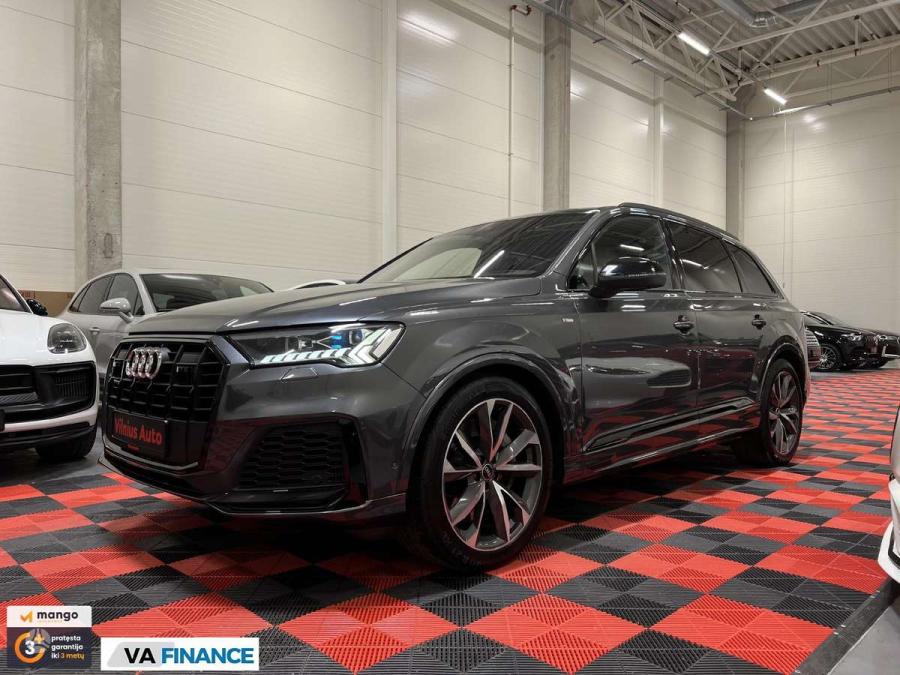 Pelēks Audi Q7 2021 Viļņa, ar dzinēja tilpumu 3.00 L un nobraukumu 168 tūkst. km par 46490 €, foto 1 vietnē AUTOMOTO.COM.LV