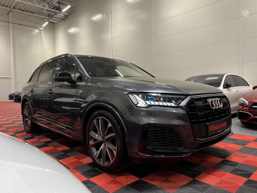 Pelēks Audi Q7 2021 Viļņa, ar dzinēja tilpumu 3.00 L un nobraukumu 168 tūkst. km par 46490 €, foto 3 vietnē AUTOMOTO.COM.LV