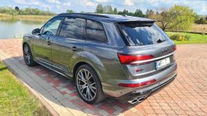 Grey Audi Q7 2021 in Kuldiga, with an engine capacity of 4.00 L and mileage of 68 thousand km for 69500 €, photo 3 on AUTOMOTO.COM.LV