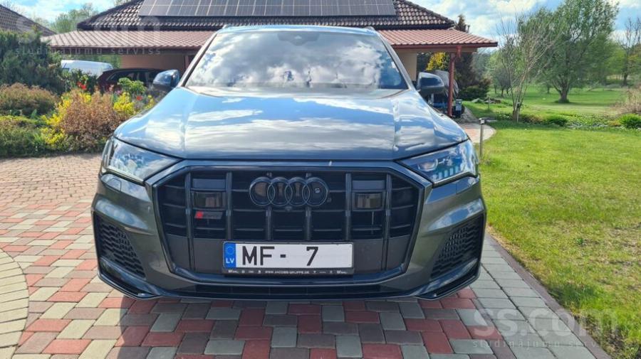 Grey Audi Q7 2021 in Kuldiga, with an engine capacity of 4.00 L and mileage of 68 thousand km for 69500 €, photo 7 on AUTOMOTO.COM.LV