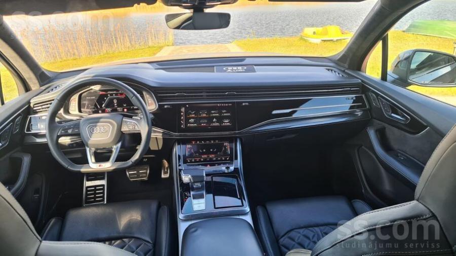 Grey Audi Q7 2021 in Kuldiga, with an engine capacity of 4.00 L and mileage of 68 thousand km for 69500 €, photo 9 on AUTOMOTO.COM.LV
