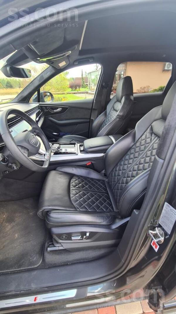 Grey Audi Q7 2021 in Kuldiga, with an engine capacity of 4.00 L and mileage of 68 thousand km for 69500 €, photo 9 on AUTOMOTO.COM.LV
