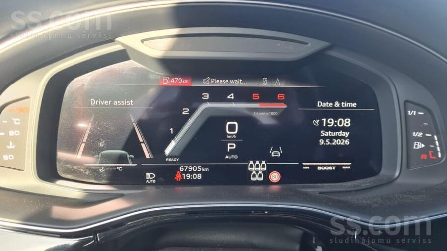Grey Audi Q7 2021 in Kuldiga, with an engine capacity of 4.00 L and mileage of 68 thousand km for 69500 €, photo 19 on AUTOMOTO.COM.LV