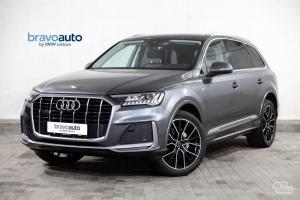 Grey Audi Q7 2021 in Vilnius, with an engine capacity of 3.00 L and mileage of 95 thousand km for 41994 €, photo  on AUTOMOTO.COM.LV