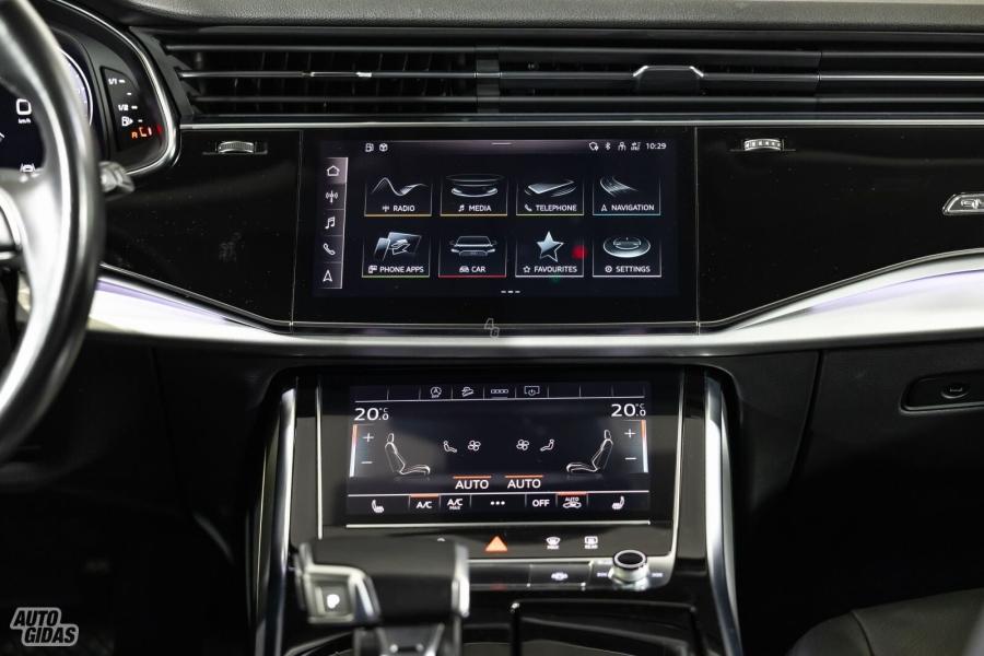 Grey Audi Q7 2021 in Vilnius, with an engine capacity of 3.00 L and mileage of 95 thousand km for 41994 €, photo 19 on AUTOMOTO.COM.LV