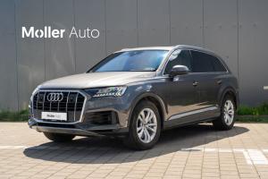 Pelēks Audi Q7 2021 Viļņa, ar dzinēja tilpumu 3.00 L un nobraukumu 98 tūkst. km par 48300 €, foto  vietnē AUTOMOTO.COM.LV
