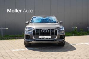 Grey Audi Q7 2021 in Vilnius, with an engine capacity of 3.00 L and mileage of 98 thousand km for 48300 €, photo 5 on AUTOMOTO.COM.LV