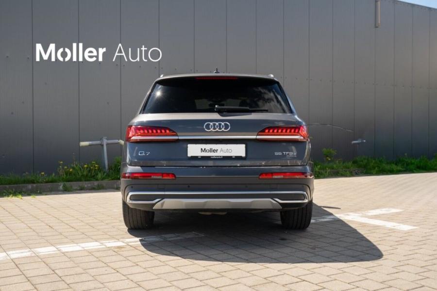 Grey Audi Q7 2021 in Vilnius, with an engine capacity of 3.00 L and mileage of 98 thousand km for 48300 €, photo 6 on AUTOMOTO.COM.LV
