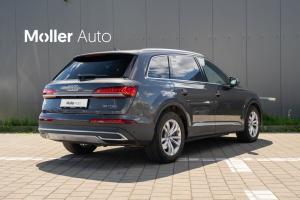 Grey Audi Q7 2021 in Vilnius, with an engine capacity of 3.00 L and mileage of 98 thousand km for 48300 €, photo 7 on AUTOMOTO.COM.LV