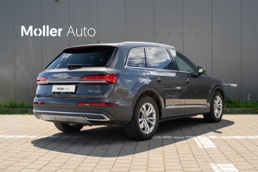 Grey Audi Q7 2021 in Vilnius, with an engine capacity of 3.00 L and mileage of 98 thousand km for 48300 €, photo 7 on AUTOMOTO.COM.LV
