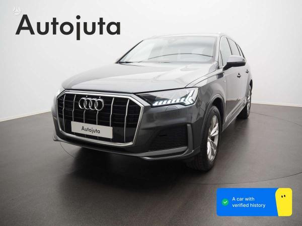 Pelēks Audi Q7 2021 Viļņa, ar dzinēja tilpumu 2.97 L un nobraukumu 116 tūkst. km par 42500 €, foto 1 vietnē AUTOMOTO.COM.LV