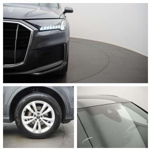Grey Audi Q7 2021 in Vilnius, with an engine capacity of 2.97 L and mileage of 116 thousand km for 42500 €, photo 6 on AUTOMOTO.COM.LV