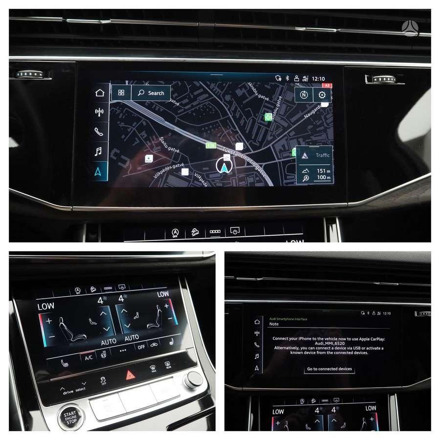 Grey Audi Q7 2021 in Vilnius, with an engine capacity of 2.97 L and mileage of 116 thousand km for 42500 €, photo 17 on AUTOMOTO.COM.LV