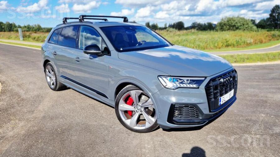 Pelēks Audi Q7 2021 Rīga, ar dzinēja tilpumu 3.00 L un nobraukumu 144 tūkst. km par 53990 €, foto 1 vietnē AUTOMOTO.COM.LV