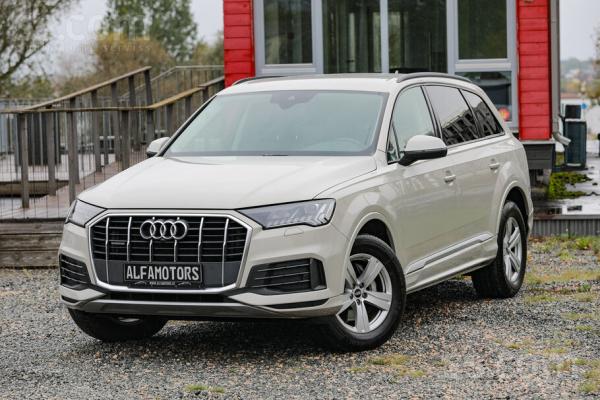 Pelēks Audi Q7 2021 Rīga, ar dzinēja tilpumu 3.00 L un nobraukumu 100 tūkst. km par 29750 €, foto 1 vietnē AUTOMOTO.COM.LV