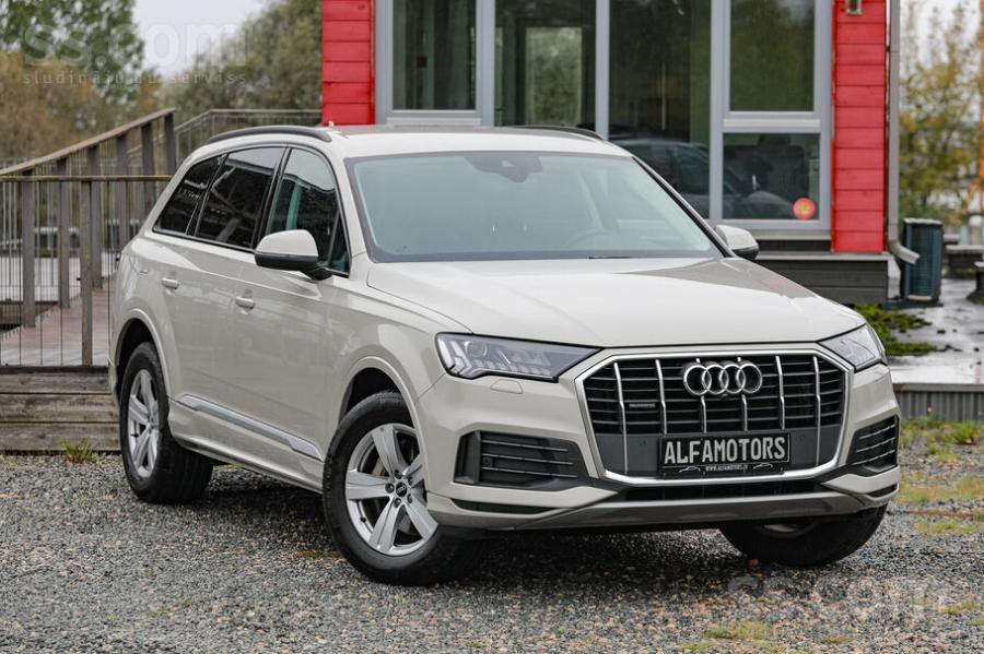 Pelēks Audi Q7 2021 Rīga, ar dzinēja tilpumu 3.00 L un nobraukumu 100 tūkst. km par 29750 €, foto 3 vietnē AUTOMOTO.COM.LV