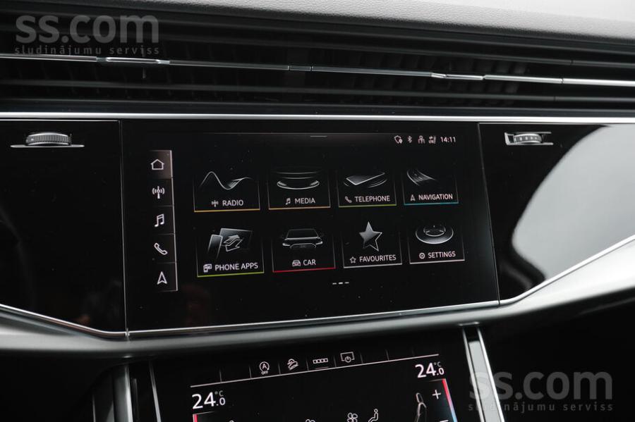 Pelēks Audi Q7 2021 Rīga, ar dzinēja tilpumu 3.00 L un nobraukumu 100 tūkst. km par 29750 €, foto 16 vietnē AUTOMOTO.COM.LV