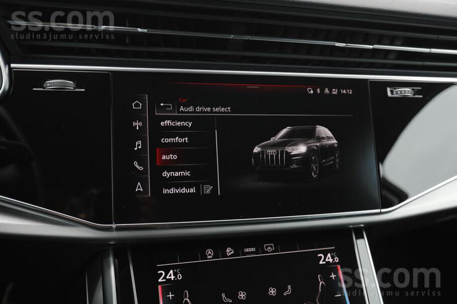 Pelēks Audi Q7 2021 Rīga, ar dzinēja tilpumu 3.00 L un nobraukumu 100 tūkst. km par 29750 €, foto 18 vietnē AUTOMOTO.COM.LV