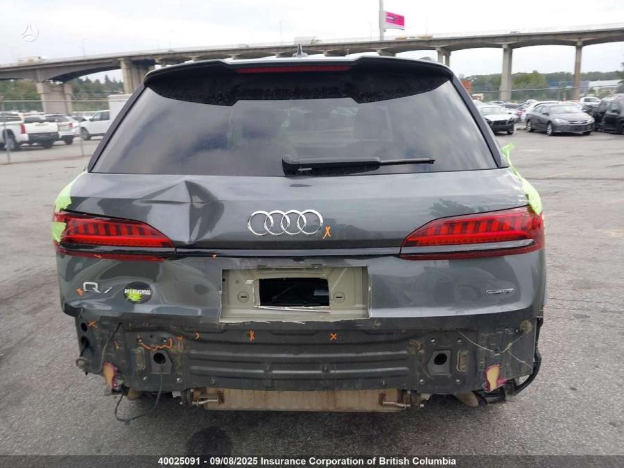 Grey Audi Q7 2022 in Alytus, with an engine capacity of 3.00 L and mileage of 54 thousand km for 35900 €, photo 14 on AUTOMOTO.COM.LV