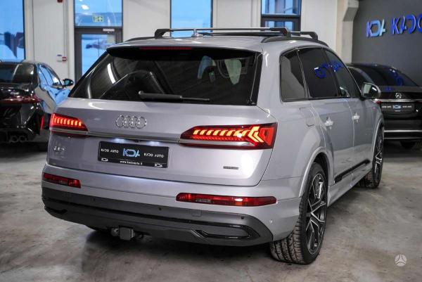 Grey Audi Q7 2022 in Kaunas, with an engine capacity of 3.00 L and mileage of 80 thousand km for 44950 €, photo 11 on AUTOMOTO.COM.LV