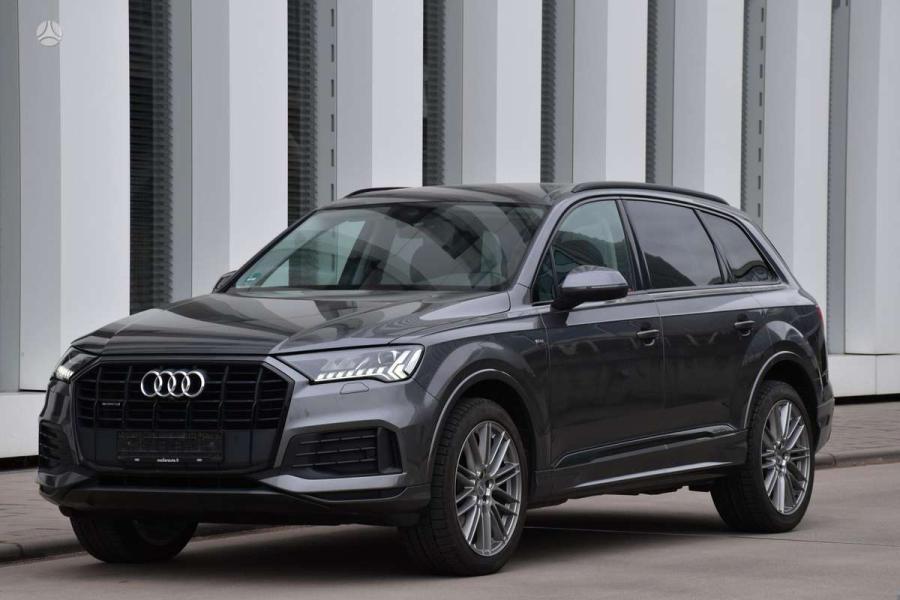 Pelēks Audi Q7 2022 Viļņa, ar dzinēja tilpumu 2.97 L un nobraukumu 82 tūkst. km par 39300 €, foto 10 vietnē AUTOMOTO.COM.LV