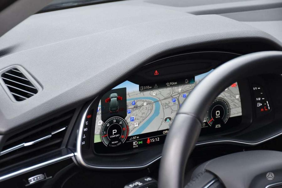 Pelēks Audi Q7 2022 Viļņa, ar dzinēja tilpumu 2.97 L un nobraukumu 82 tūkst. km par 39300 €, foto 11 vietnē AUTOMOTO.COM.LV