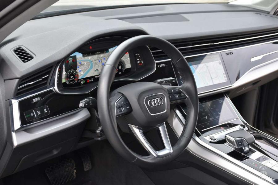 Pelēks Audi Q7 2022 Viļņa, ar dzinēja tilpumu 2.97 L un nobraukumu 82 tūkst. km par 39300 €, foto 13 vietnē AUTOMOTO.COM.LV