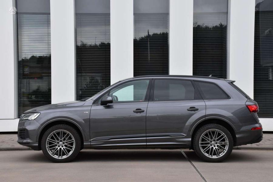 Pelēks Audi Q7 2022 Viļņa, ar dzinēja tilpumu 2.97 L un nobraukumu 82 tūkst. km par 39300 €, foto 24 vietnē AUTOMOTO.COM.LV