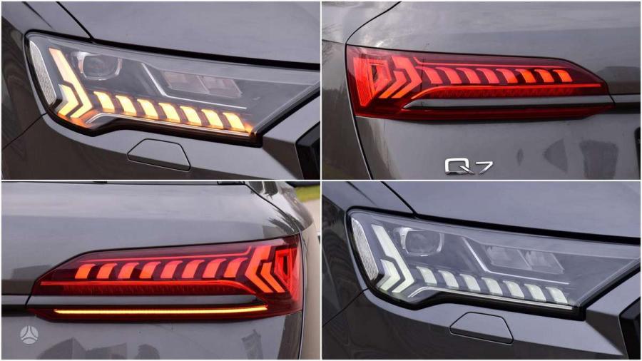 Pelēks Audi Q7 2022 Viļņa, ar dzinēja tilpumu 2.97 L un nobraukumu 82 tūkst. km par 39300 €, foto 25 vietnē AUTOMOTO.COM.LV