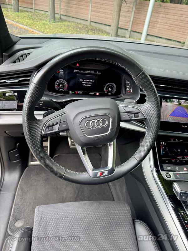 Pelēks Audi Q7 2022 Rīga, ar dzinēja tilpumu 3.00 L un nobraukumu 61 tūkst. km par 44500 €, foto 8 vietnē AUTOMOTO.COM.LV