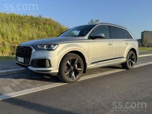 Grey Audi Q7 2022 in Riga, with an engine capacity of 3.00 L and mileage of 61 thousand km for 41000 €, photo  on AUTOMOTO.COM.LV