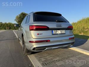 Grey Audi Q7 2022 in Riga, with an engine capacity of 3.00 L and mileage of 61 thousand km for 41000 €, photo 4 on AUTOMOTO.COM.LV