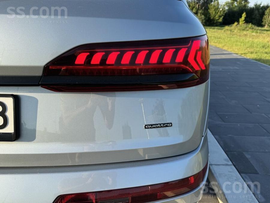 Grey Audi Q7 2022 in Riga, with an engine capacity of 3.00 L and mileage of 61 thousand km for 41000 €, photo 9 on AUTOMOTO.COM.LV