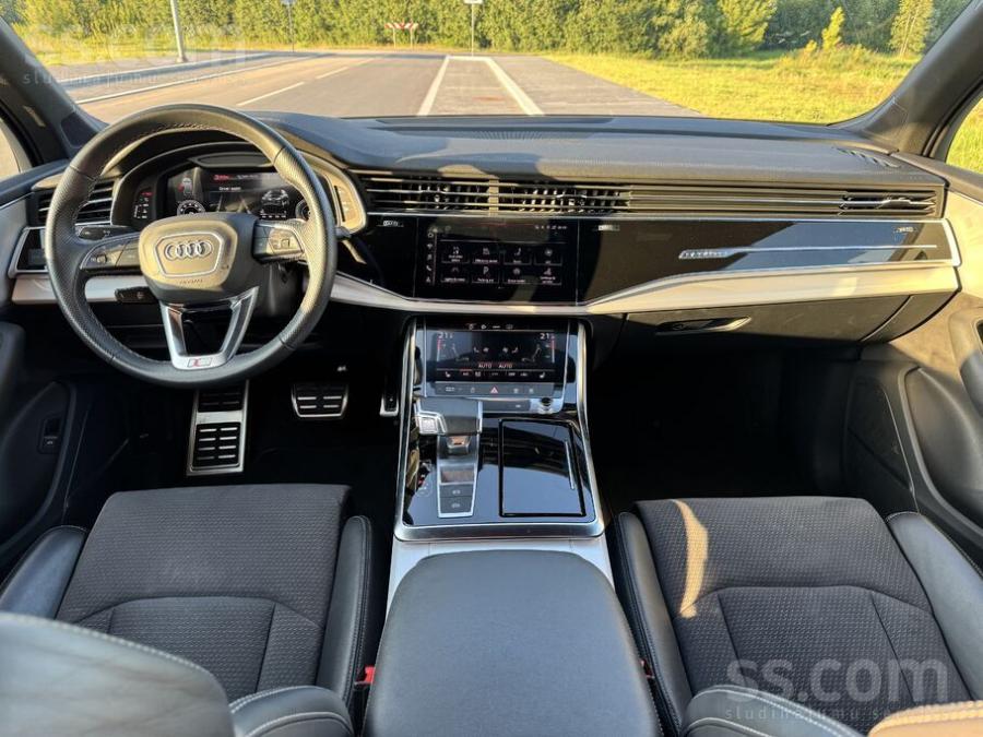 Grey Audi Q7 2022 in Riga, with an engine capacity of 3.00 L and mileage of 61 thousand km for 41000 €, photo 12 on AUTOMOTO.COM.LV