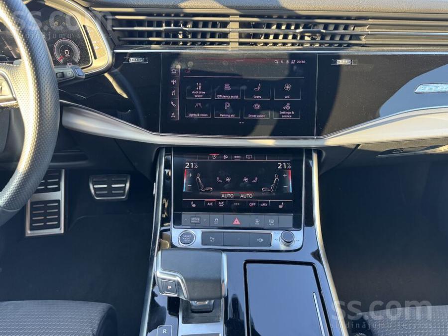 Grey Audi Q7 2022 in Riga, with an engine capacity of 3.00 L and mileage of 61 thousand km for 41000 €, photo 18 on AUTOMOTO.COM.LV