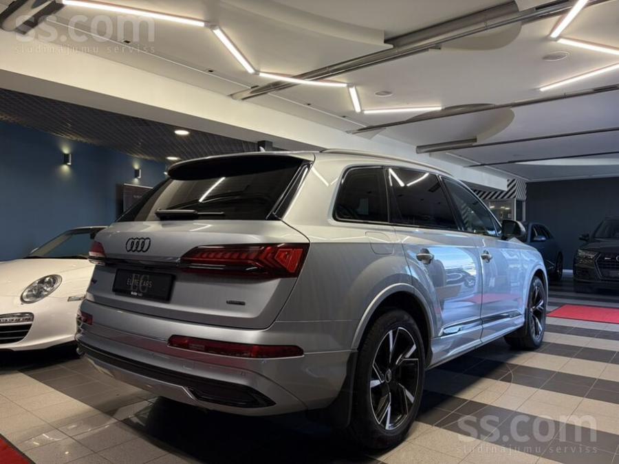 Pelēks Audi Q7 2022 Rīga, ar dzinēja tilpumu 3.00 L un nobraukumu 61 tūkst. km par 41490 €, foto 6 vietnē AUTOMOTO.COM.LV