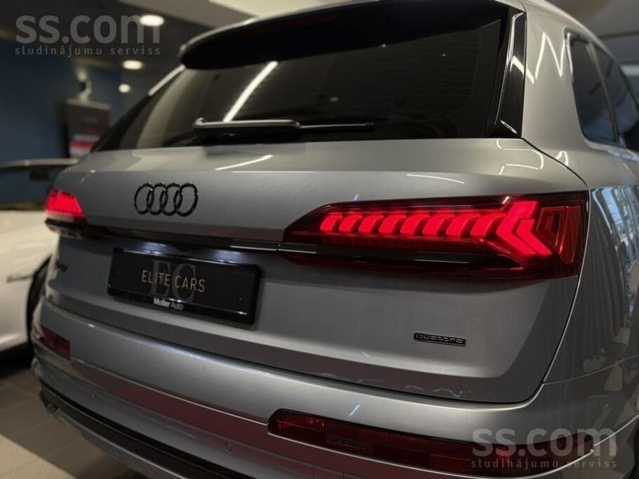 Pelēks Audi Q7 2022 Rīga, ar dzinēja tilpumu 3.00 L un nobraukumu 61 tūkst. km par 41490 €, foto 34 vietnē AUTOMOTO.COM.LV