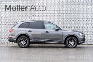 Grey Audi Q7 2023 in Riga, with an engine capacity of 3.00 L and mileage of 52 thousand km for 53550 €, photo 5 on AUTOMOTO.COM.LV