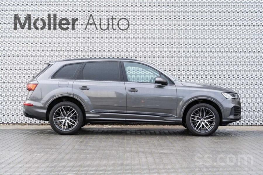 Grey Audi Q7 2023 in Riga, with an engine capacity of 3.00 L and mileage of 52 thousand km for 53550 €, photo 5 on AUTOMOTO.COM.LV