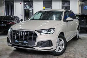 Grey Audi Q7 2023 in Kaunas, with an engine capacity of 2.97 L and mileage of 35 thousand km for 55950 €, photo 4 on AUTOMOTO.COM.LV