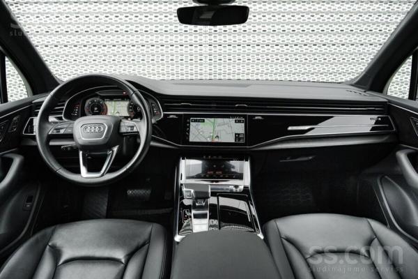 Grey Audi Q7 2023 in Riga, with an engine capacity of 3.00 L and mileage of 78 thousand km for 51750 €, photo 6 on AUTOMOTO.COM.LV
