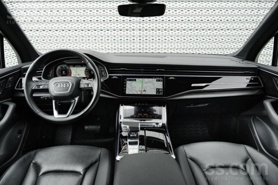 Grey Audi Q7 2023 in Riga, with an engine capacity of 3.00 L and mileage of 78 thousand km for 51750 €, photo 7 on AUTOMOTO.COM.LV
