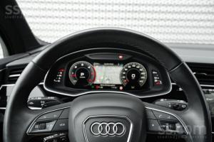 Grey Audi Q7 2023 in Riga, with an engine capacity of 3.00 L and mileage of 78 thousand km for 51750 €, photo 13 on AUTOMOTO.COM.LV