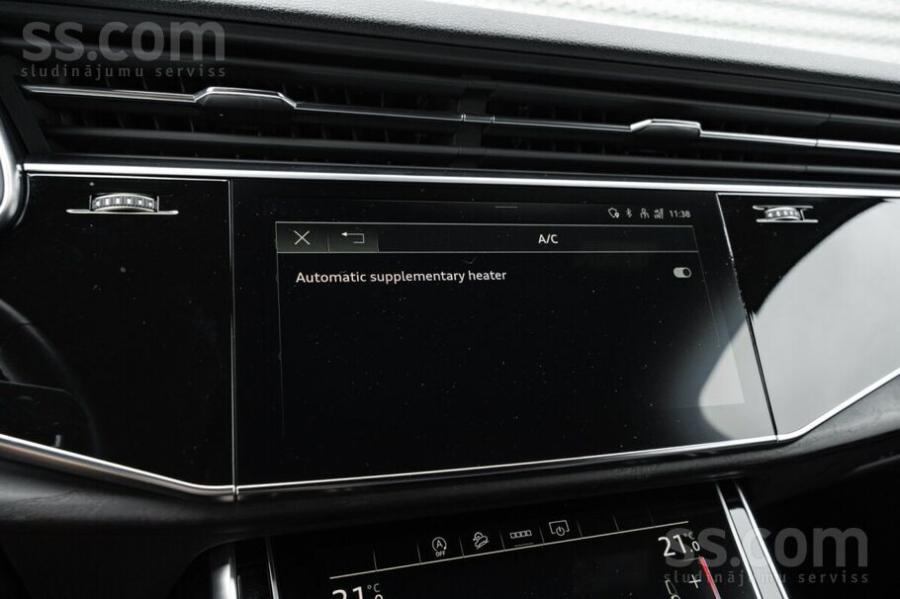 Grey Audi Q7 2023 in Riga, with an engine capacity of 3.00 L and mileage of 78 thousand km for 51750 €, photo 20 on AUTOMOTO.COM.LV