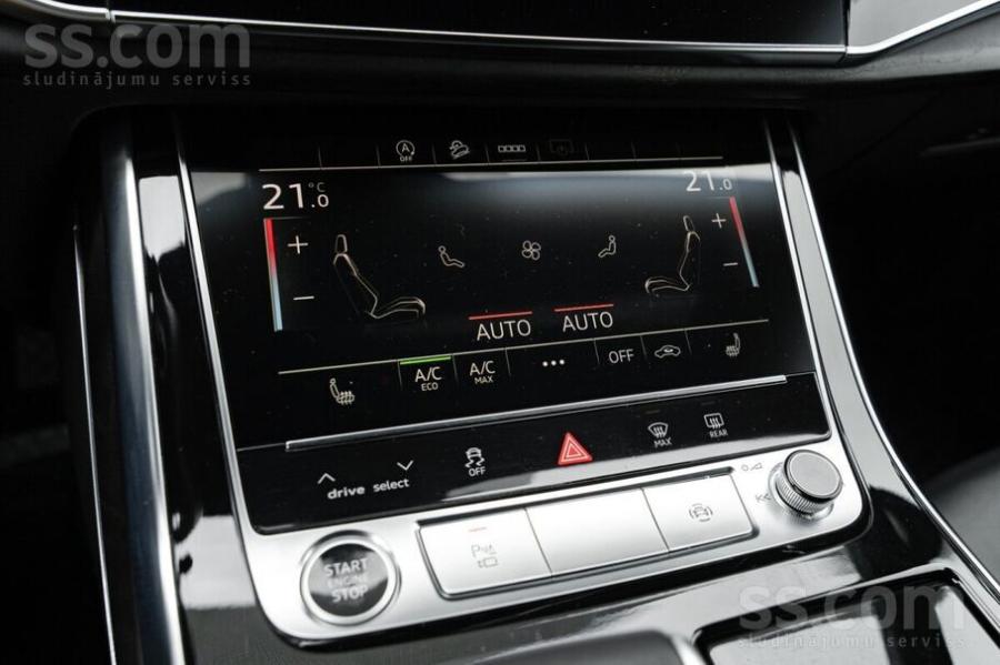 Grey Audi Q7 2023 in Riga, with an engine capacity of 3.00 L and mileage of 78 thousand km for 51750 €, photo 29 on AUTOMOTO.COM.LV