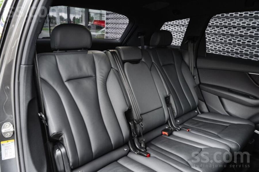 Grey Audi Q7 2023 in Riga, with an engine capacity of 3.00 L and mileage of 78 thousand km for 51750 €, photo 31 on AUTOMOTO.COM.LV