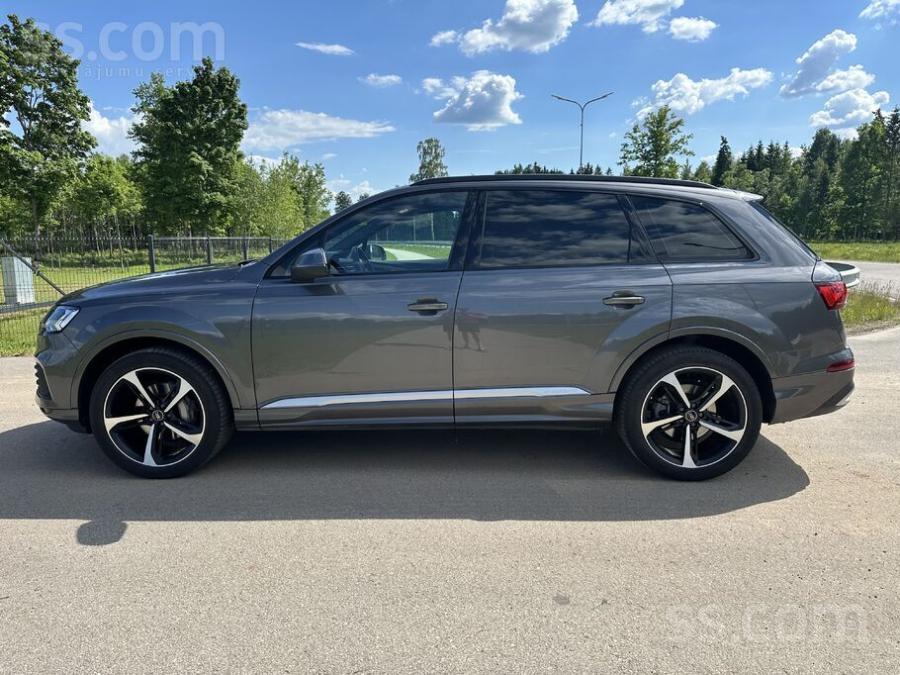 Grey Audi Q7 2023 in Preili, with an engine capacity of 3.00 L and mileage of 98 thousand km for 49900 €, photo 3 on AUTOMOTO.COM.LV