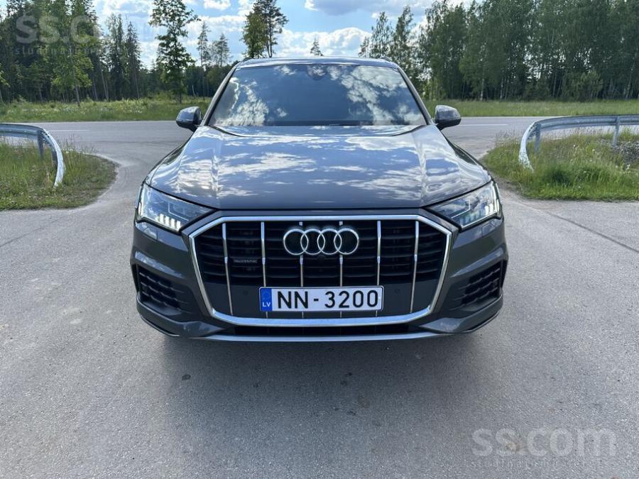 Grey Audi Q7 2023 in Preili, with an engine capacity of 3.00 L and mileage of 98 thousand km for 49900 €, photo 6 on AUTOMOTO.COM.LV