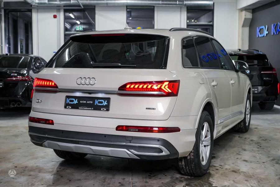 Grey Audi Q7 2023 in Kaunas, with an engine capacity of 2.97 L and mileage of 35 thousand km for 48950 €, photo 17 on AUTOMOTO.COM.LV