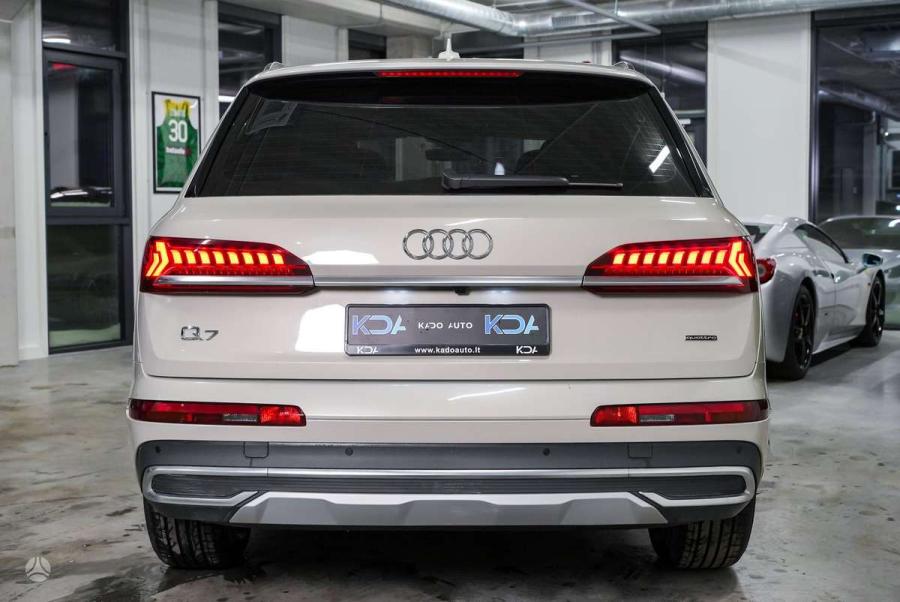 Grey Audi Q7 2023 in Kaunas, with an engine capacity of 2.97 L and mileage of 35 thousand km for 48950 €, photo 16 on AUTOMOTO.COM.LV